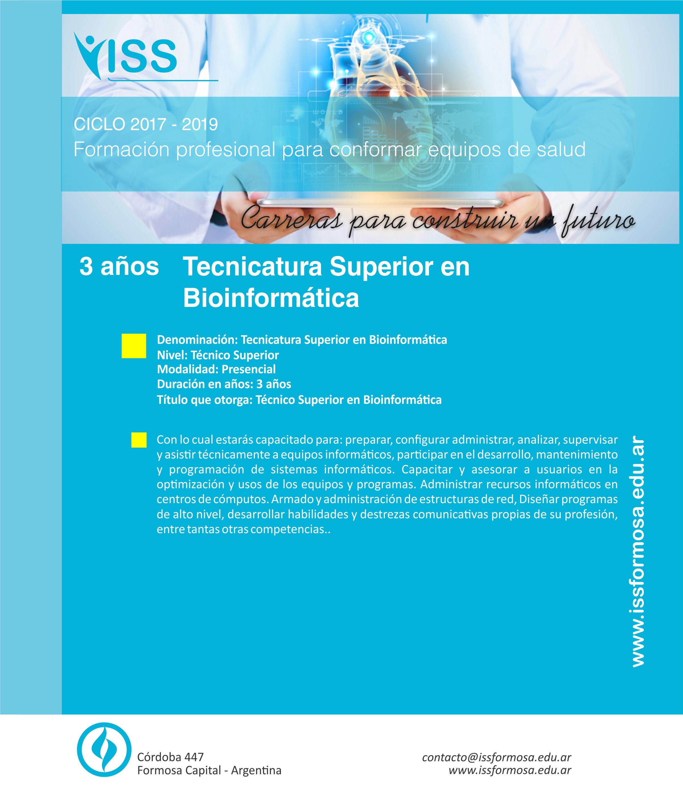 Ofertas Académicas | Instituto Superior de Sanidad