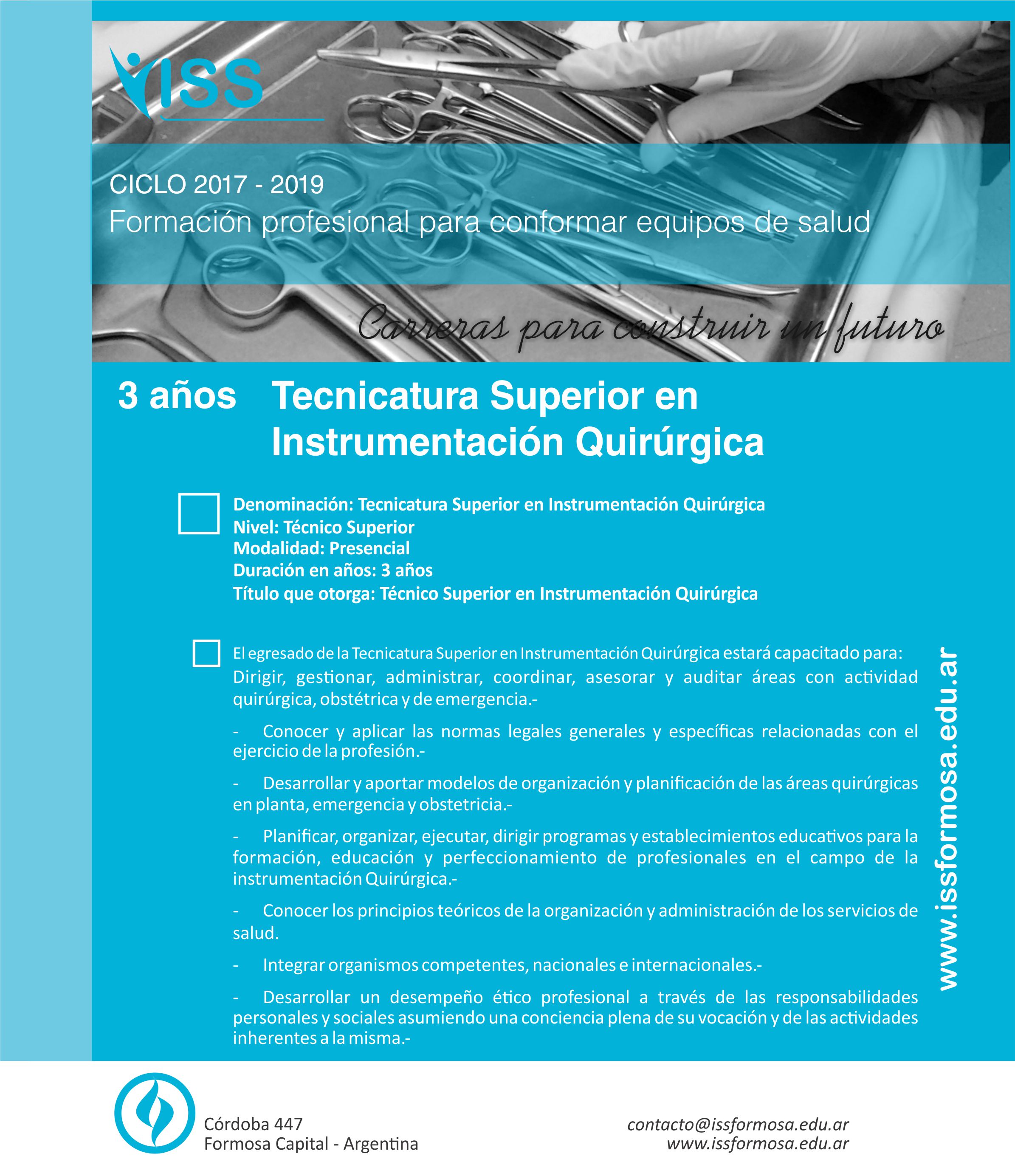 Ofertas Académicas | Instituto Superior de Sanidad